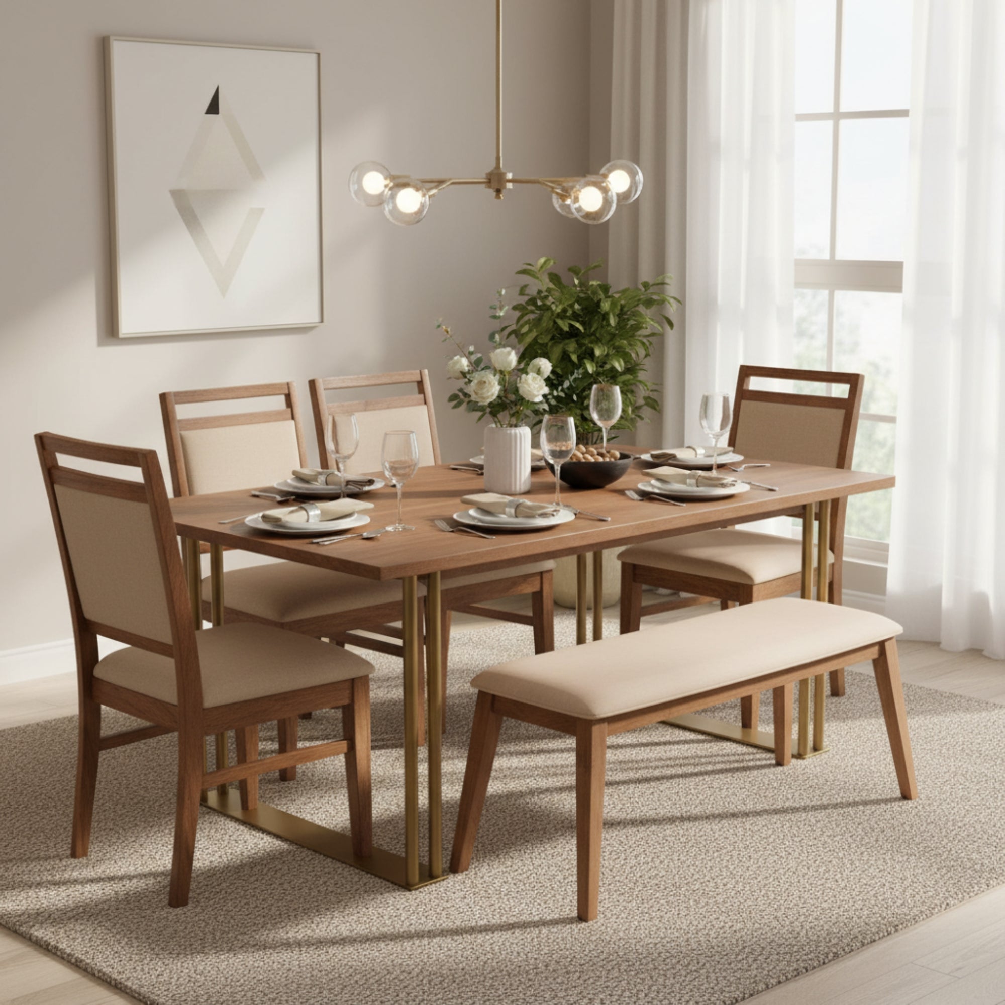 Stella 6 Seater Dining Table